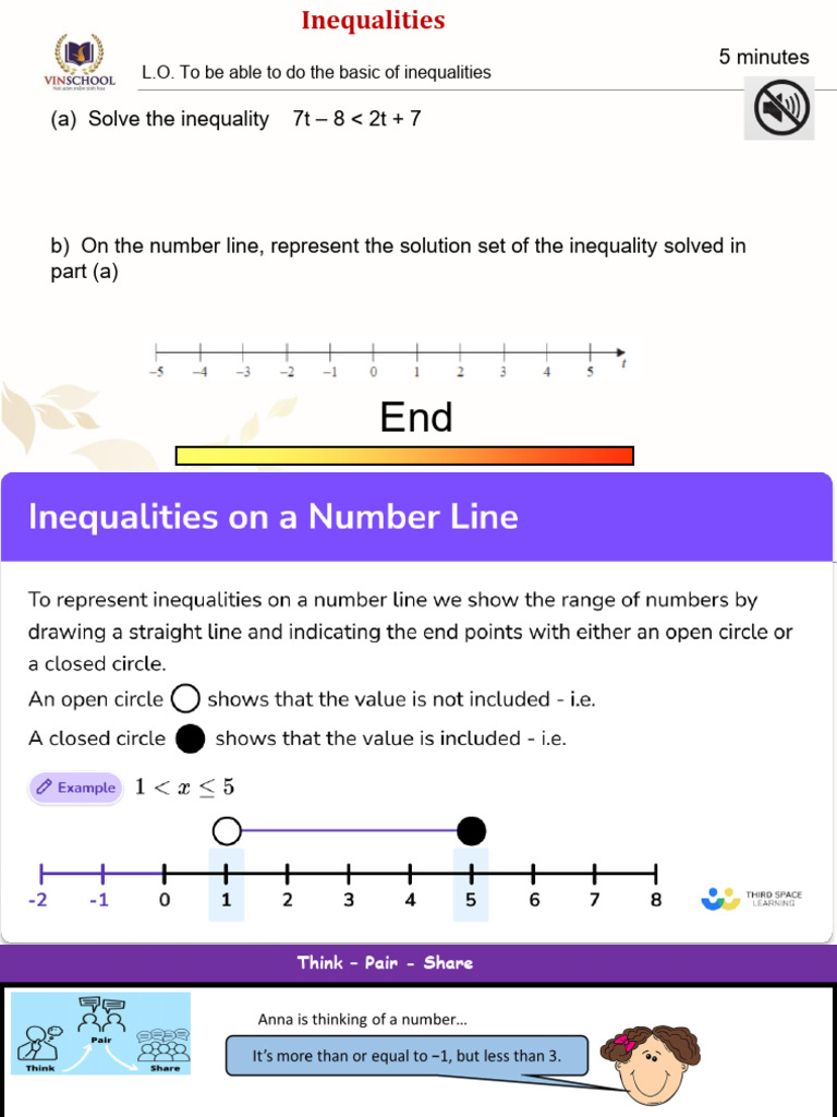 Lesson 3 - Inequalities | PDF