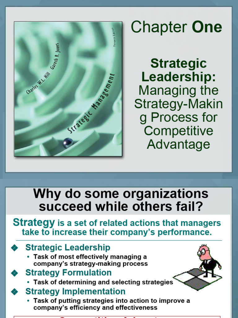Hill7e Premium Ch01 RevA | PDF | Competitive Advantage | Strategic ...