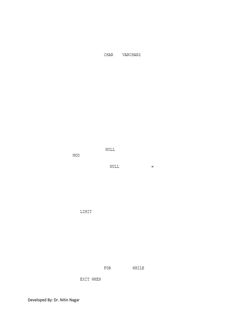 PLSQL Assignment 2024 | PDF | Pl/Sql | Control Flow