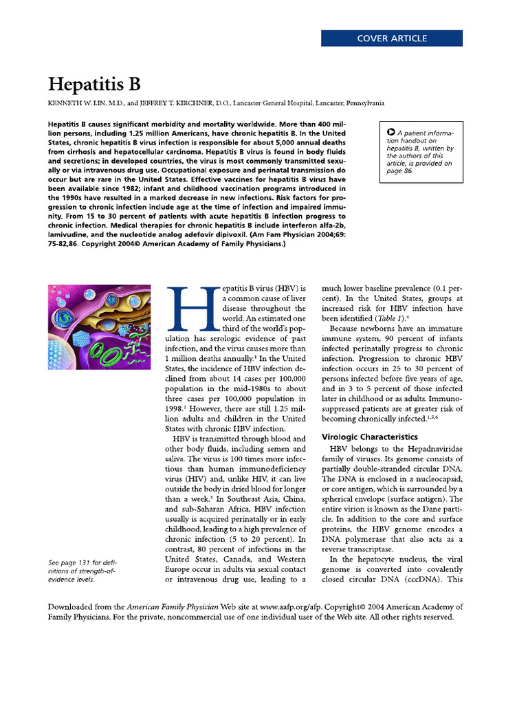 Hepatitis B | PDF