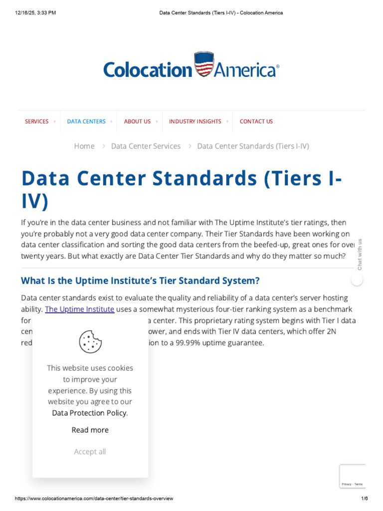 Data Center Tier Standards Explained | PDF | Data Center | Fault Tolerance