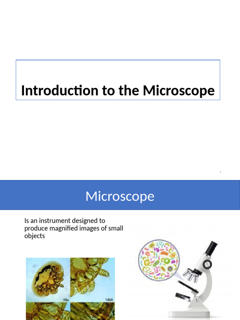 Introduction To Microscope | PDF | Electromagnetic Radiation | Light