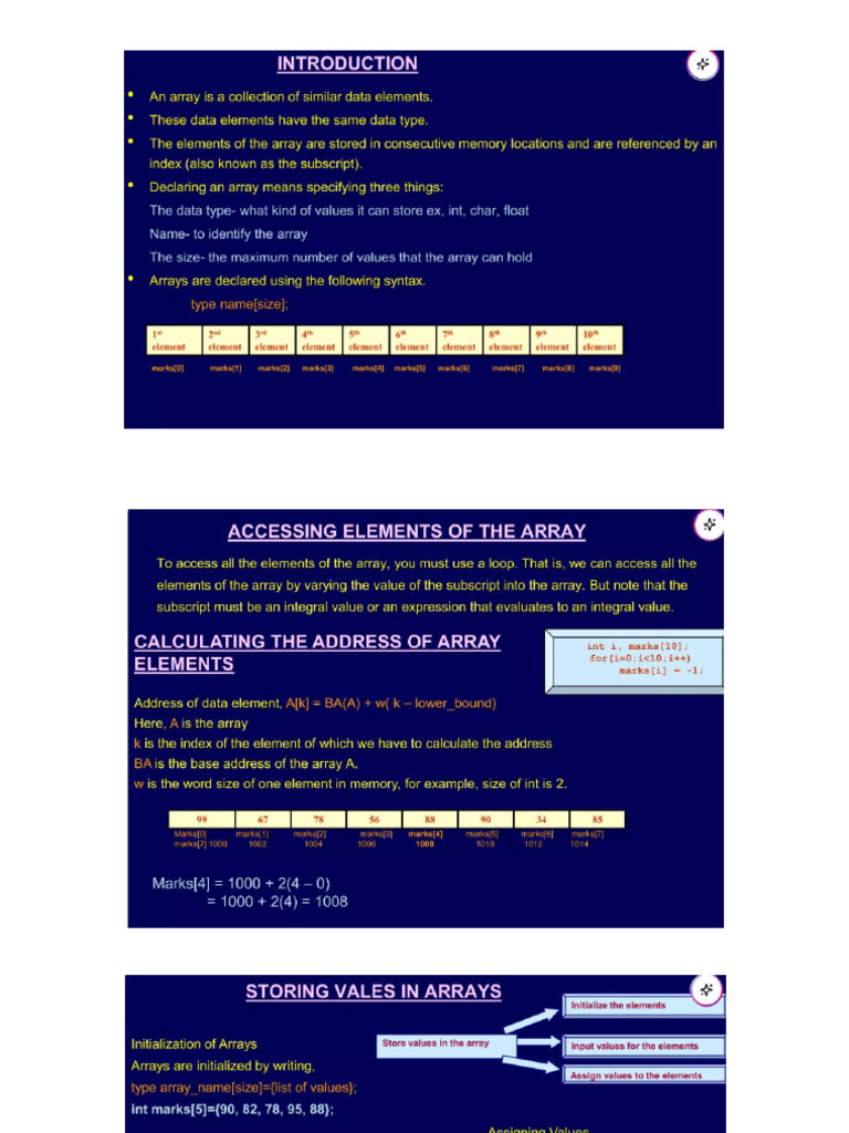 Arrays and Sorting | PDF