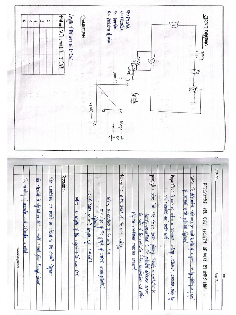 Physics II Puc Lab Record | PDF