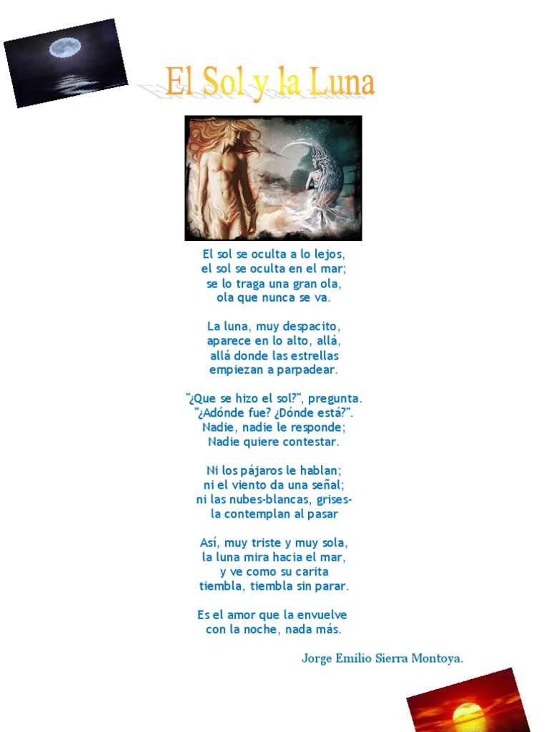 Poema sobre el sol y la luna | PDF