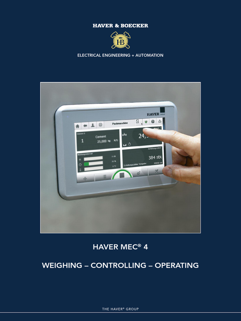 HAVER MEC® 4 Weighing Control System | PDF | Microcontroller | User ...