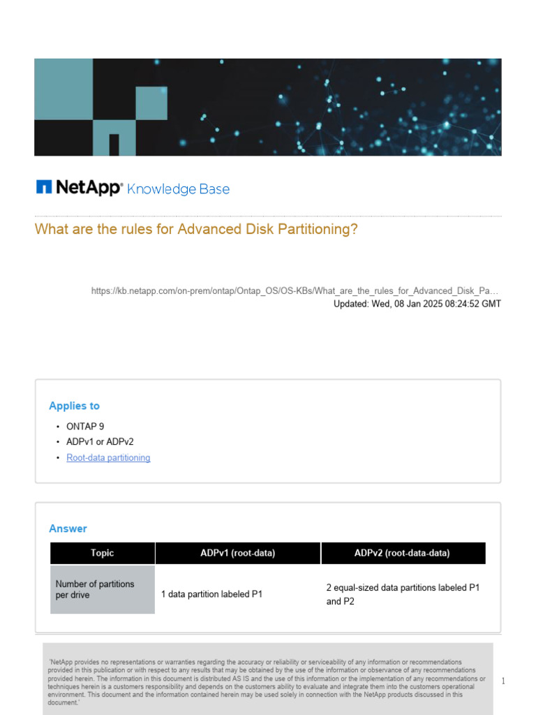 What Are the Rules for Advanced Disk Partitioning | PDF | Computer ...