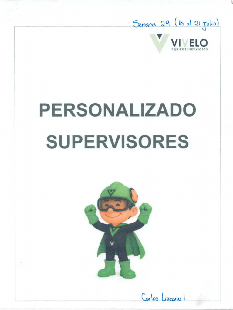 Personalizado Carlos Lizcano Semana 29 | PDF