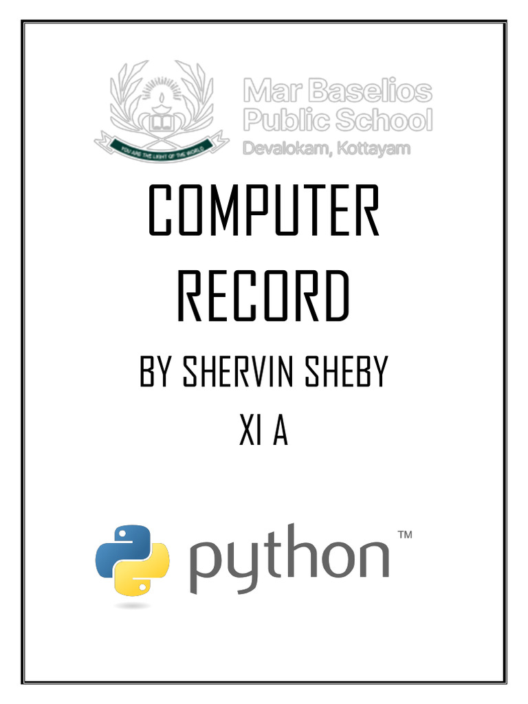 Computer Record | PDF