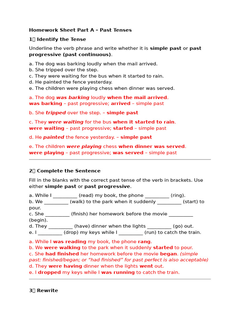 Past Tense and Temporal Phrases | PDF | Verb | Syntax