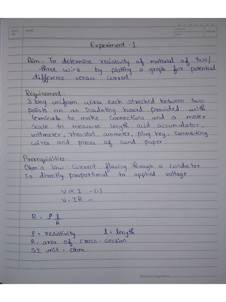 Physics Practical | PDF
