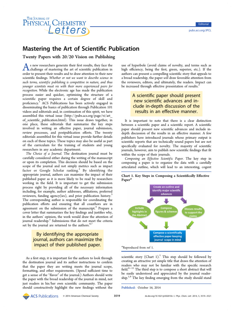 Mastering the Art of Scientific Publication | PDF | Academic Publishing ...