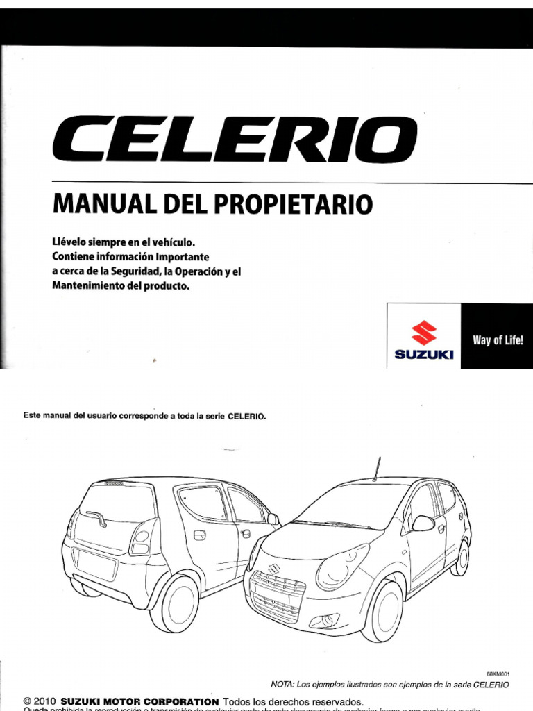 Manual Suzuki Celerio 2009 Al 2015 | PDF