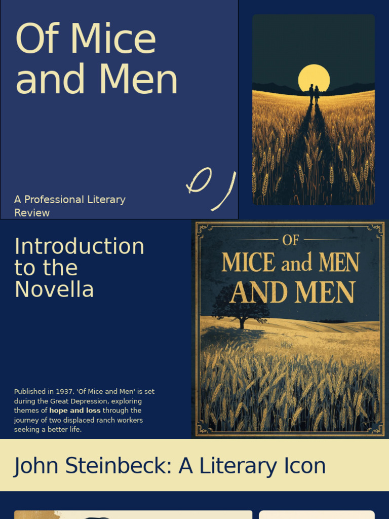 Literary Analysis of Of Mice and Men | PDF
