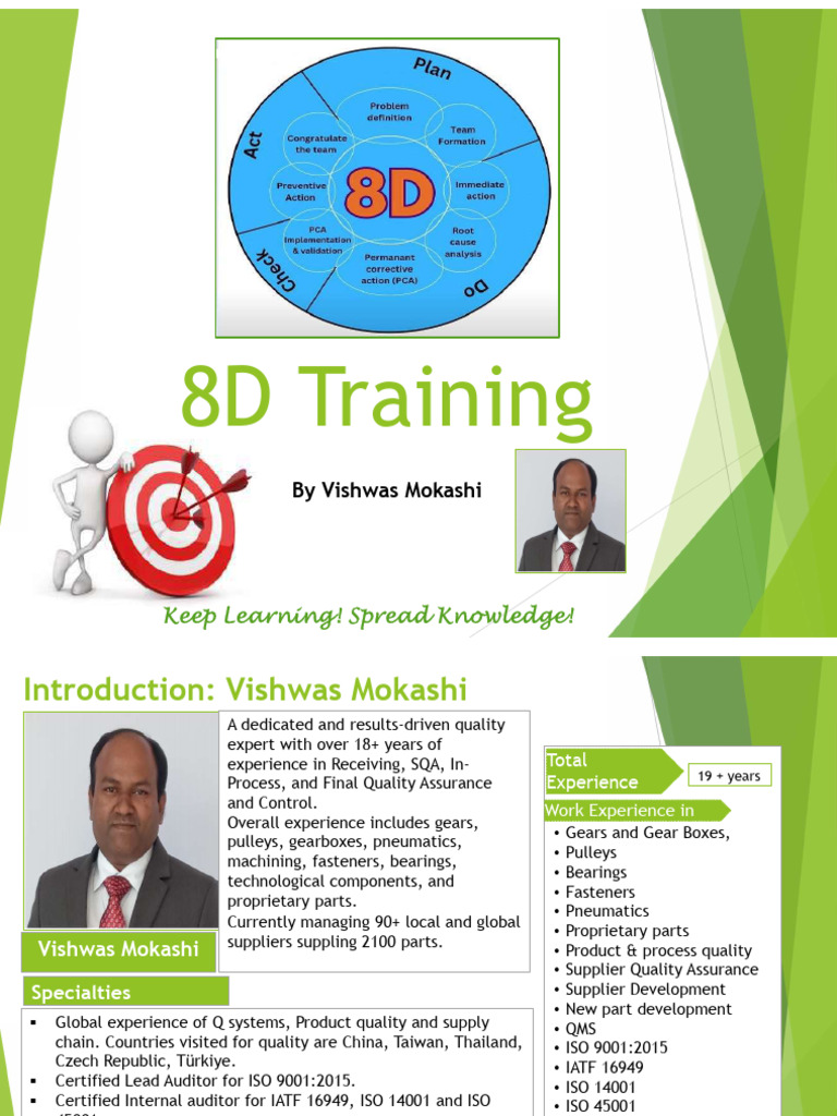 8D Training | PDF | Knowledge
