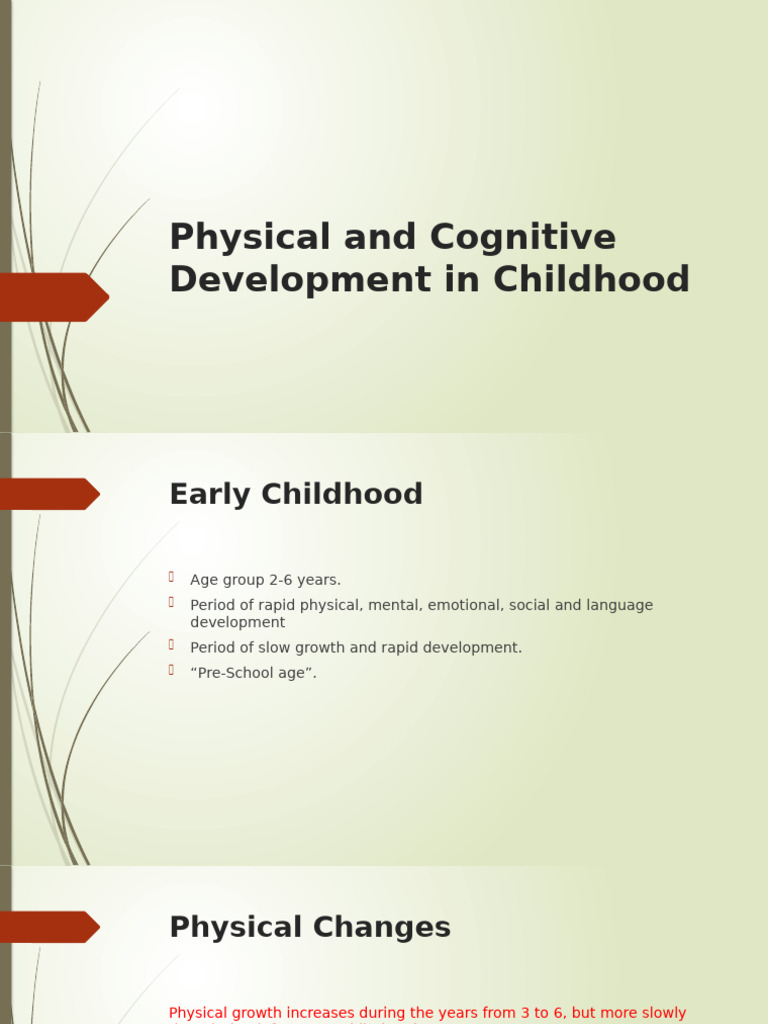 Lecture 12_ Physical and Cognitive Development in Childhood | PDF ...