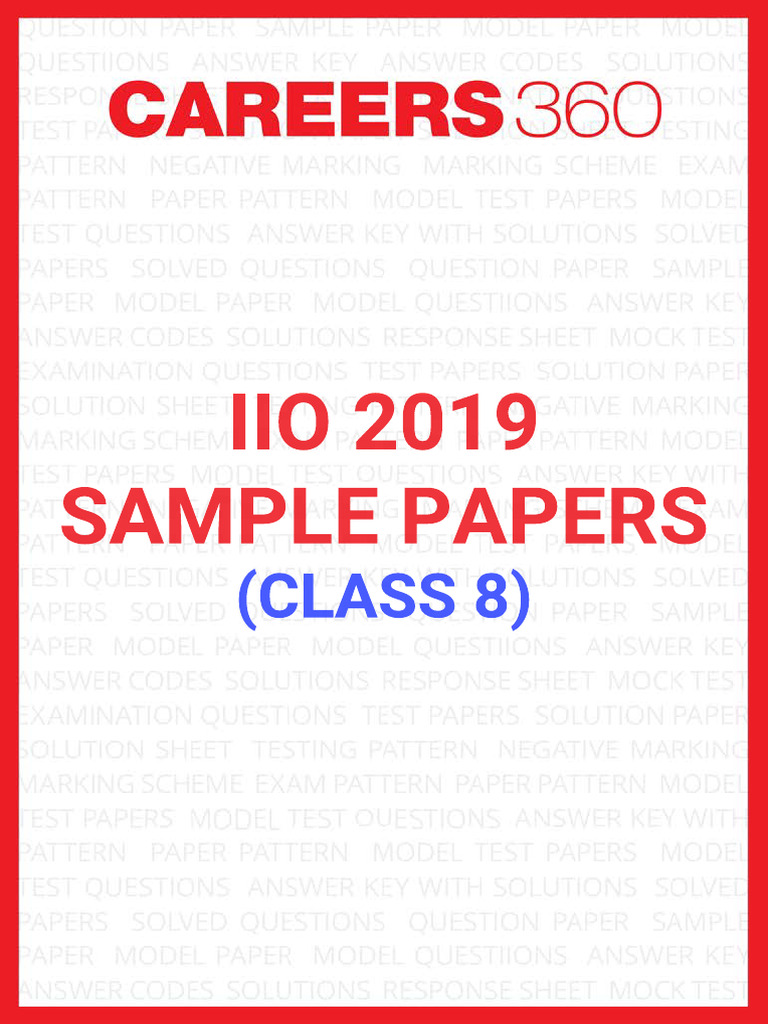 IIO 2019 Sample Papers (Class 8)_1761907661960 | PDF | Computer Data ...
