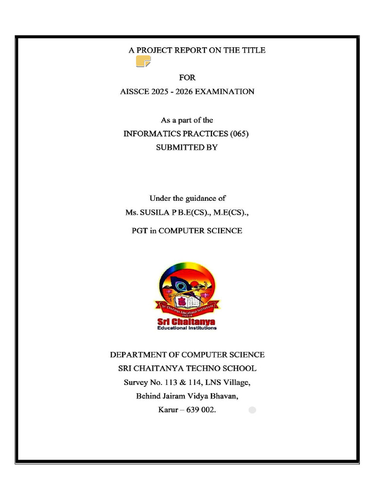 Ip Projects | PDF