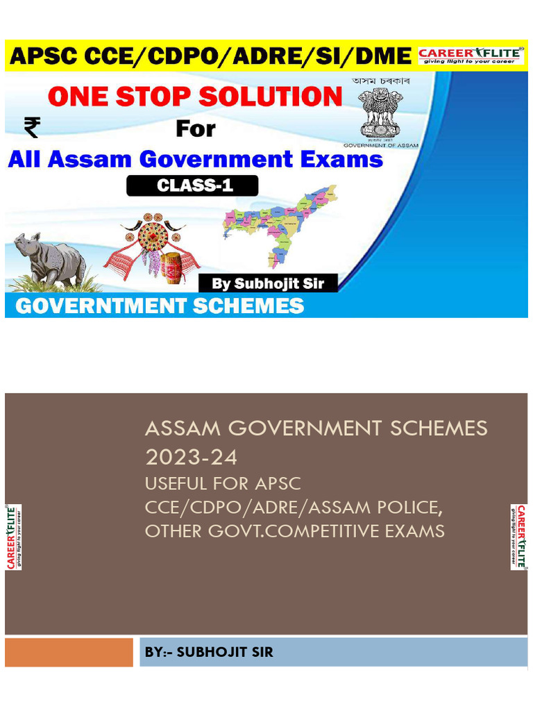 Assam Schemes | PDF