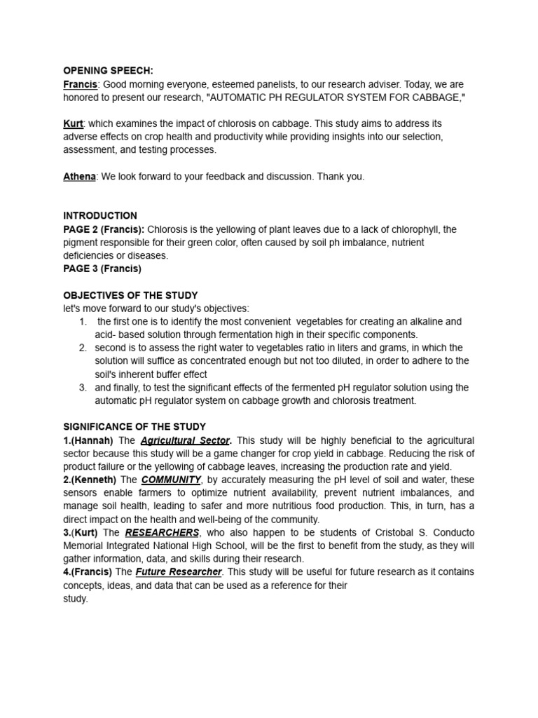 Research Script | PDF | Ph | Soil