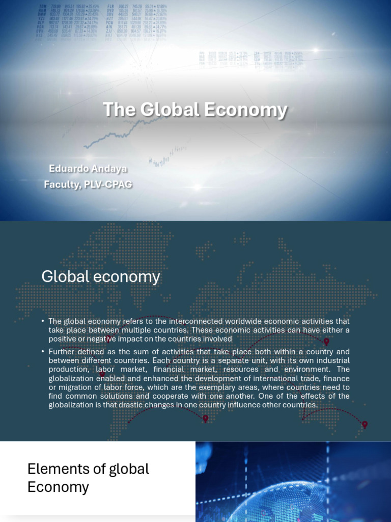 Global Economy | PDF | Bretton Woods System | Foreign Direct Investment