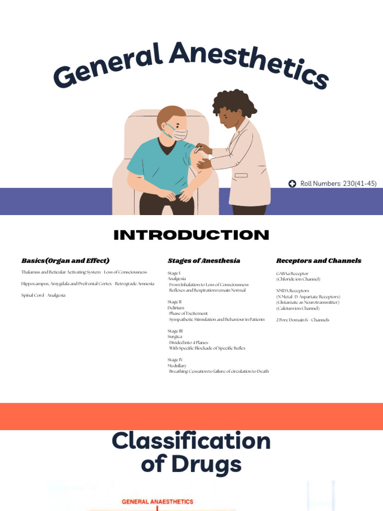 General Anesthetics PDF | PDF | Analgesic | Pharmacology