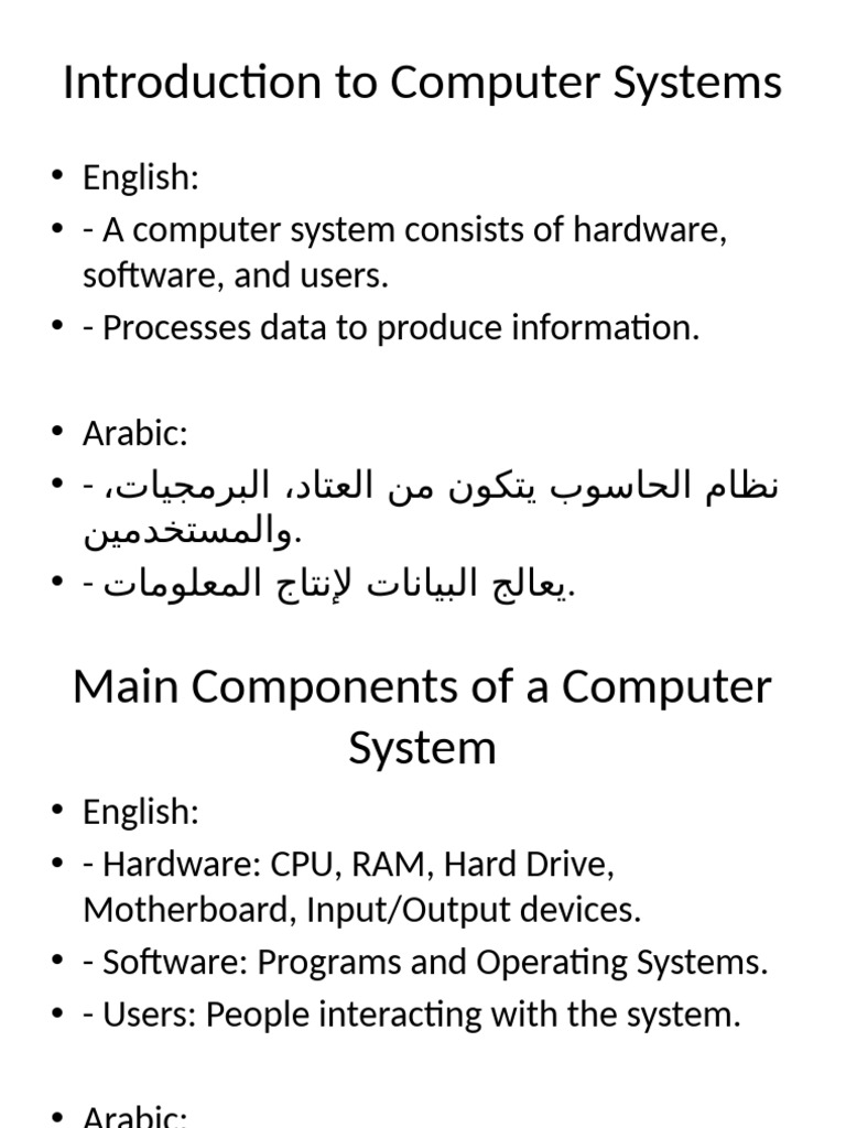 Lecture 2 Computer Systems | PDF