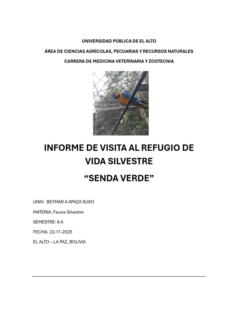 Fauna Viaje Senda Verde Beymar a Apaza Suxo | PDF | Fauna | Tortuga