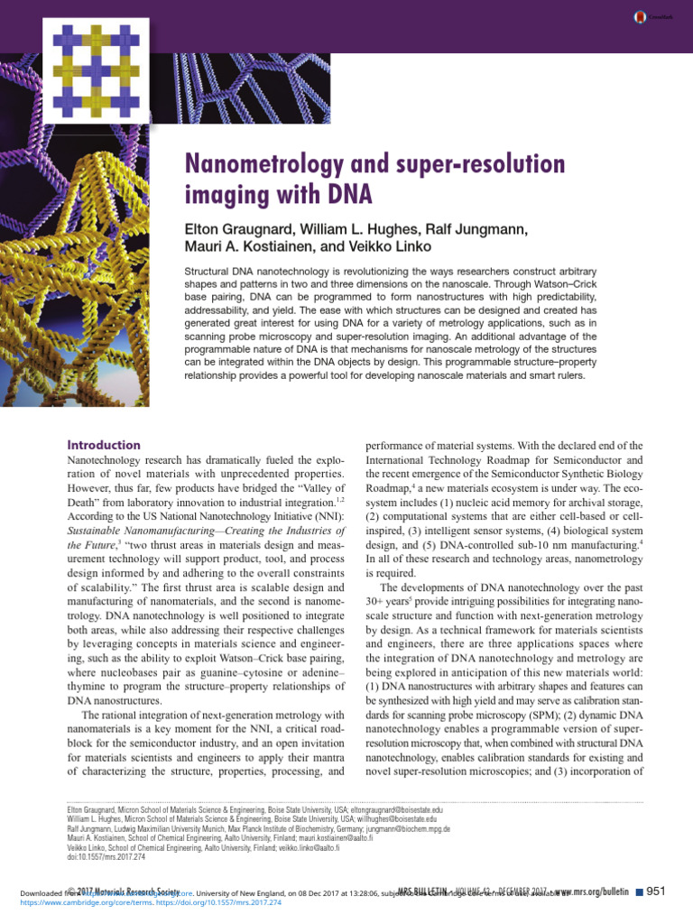 Grau Gnard 2017 | PDF | Nanotechnology | Materials Science