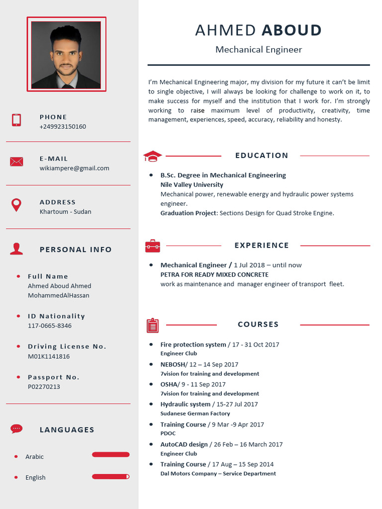 .Trashed 1662490653 Ahmad Al Hasan CV Mechanical Eng Converted | PDF | Engineering | Computing