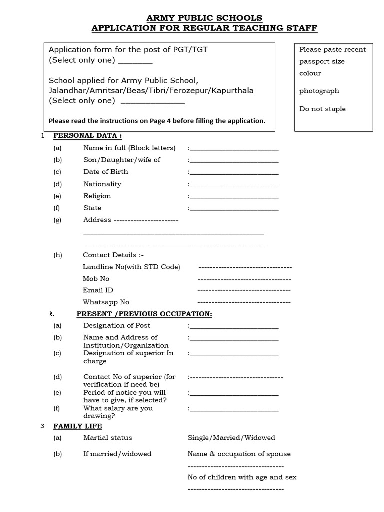CSB Application Form 2025 | PDF
