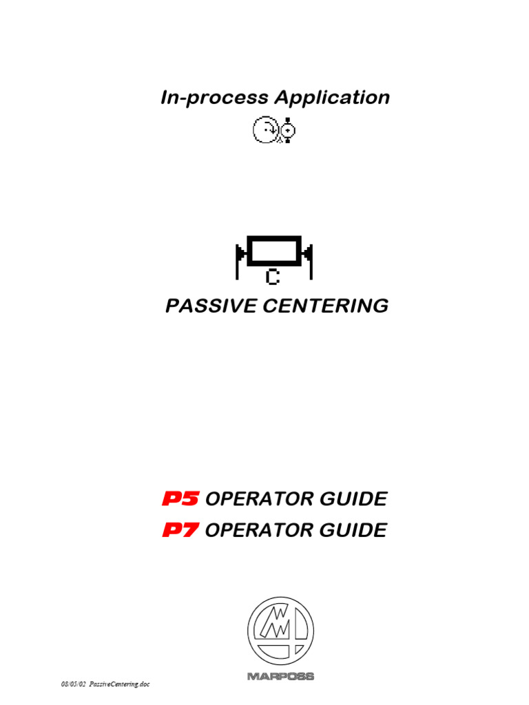P5 P7 PassiveCentering | PDF | Summation