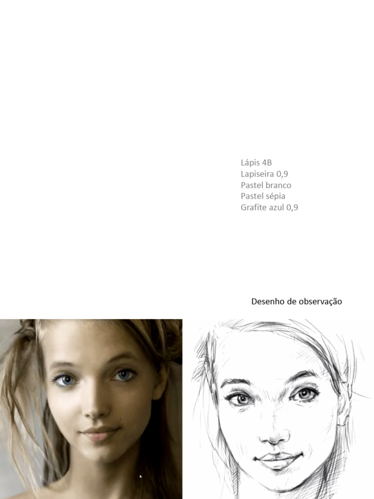 aula desenho face humana | PDF
