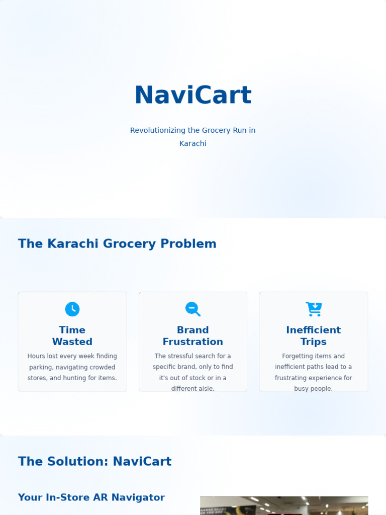 AR Grocery Store Navigation | PDF | Grocery Store | Computing