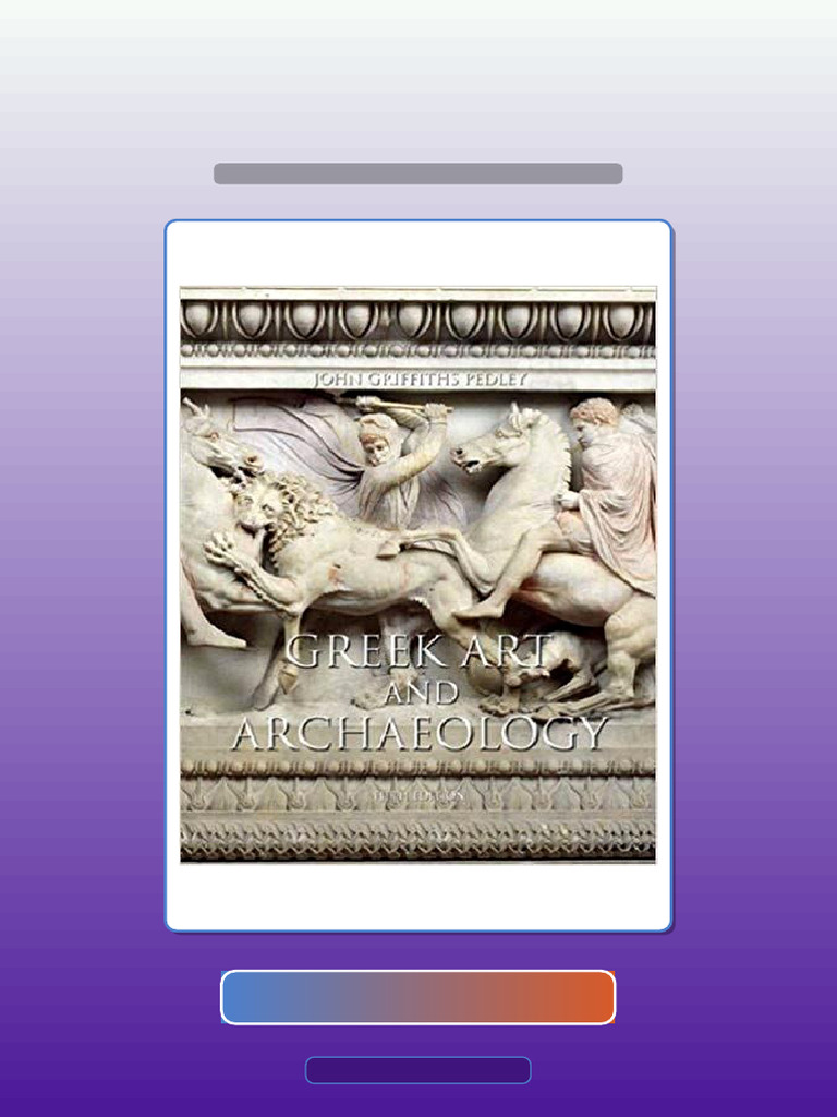 Test Bank for Greek Art and Archaeology 5th Edition | PDF | Science ...