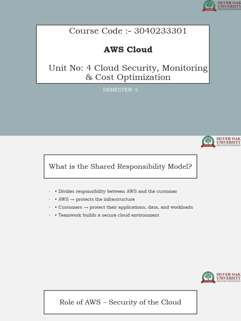 Unit 4.pptx | PDF | Cloud Computing | Amazon Web Services
