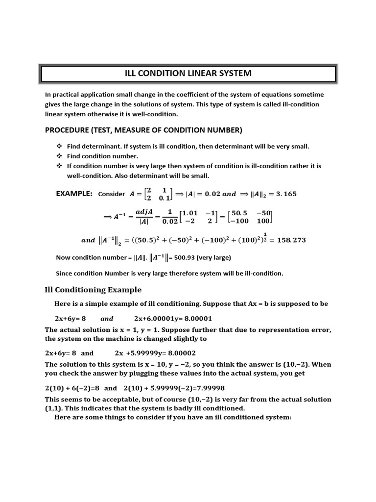 Lectures - 3 Solutions of System of Linear Equations and Interpolations | PDF | Eigenvalues And ...