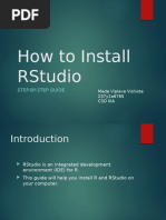 R and RStudio Installation Guide | PDF