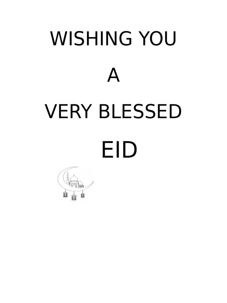 Eid Card Edit | PDF