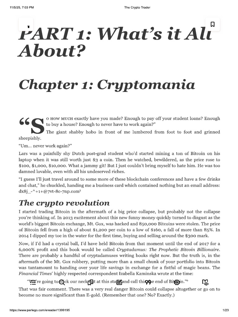 The Crypto Trader | PDF