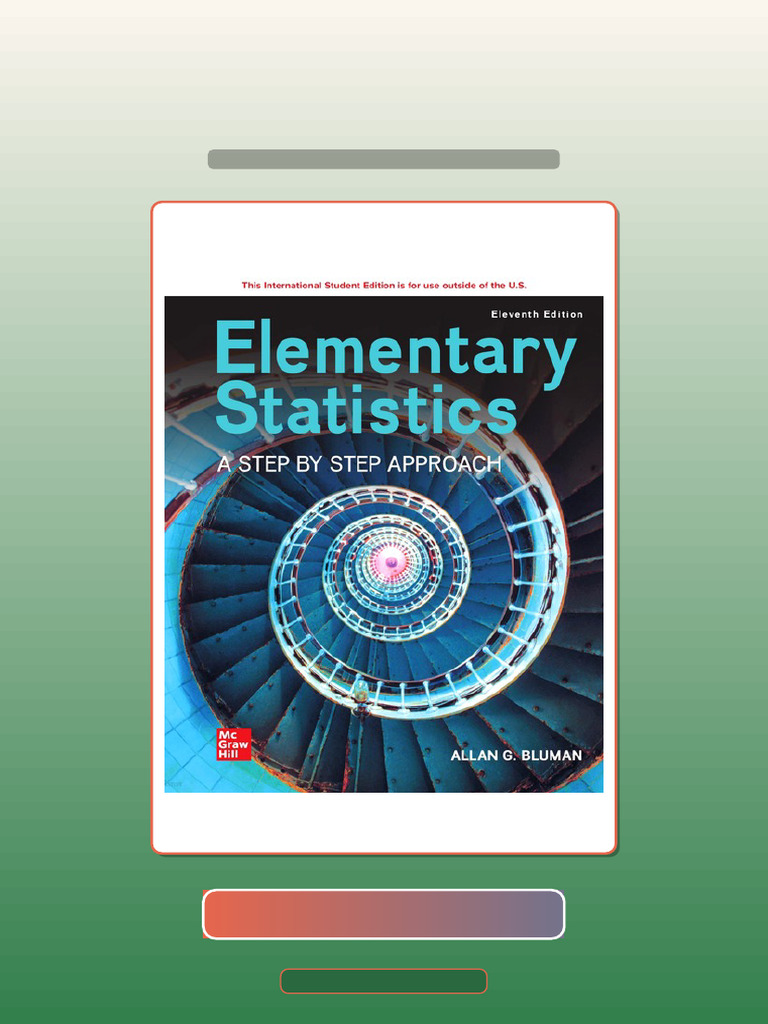 Test Bank for Elementary Statistics Step by Step Approach 11thISE ...