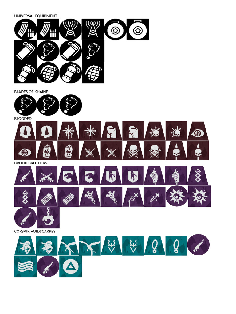 ALL Tokens Easy Cut Shape | PDF