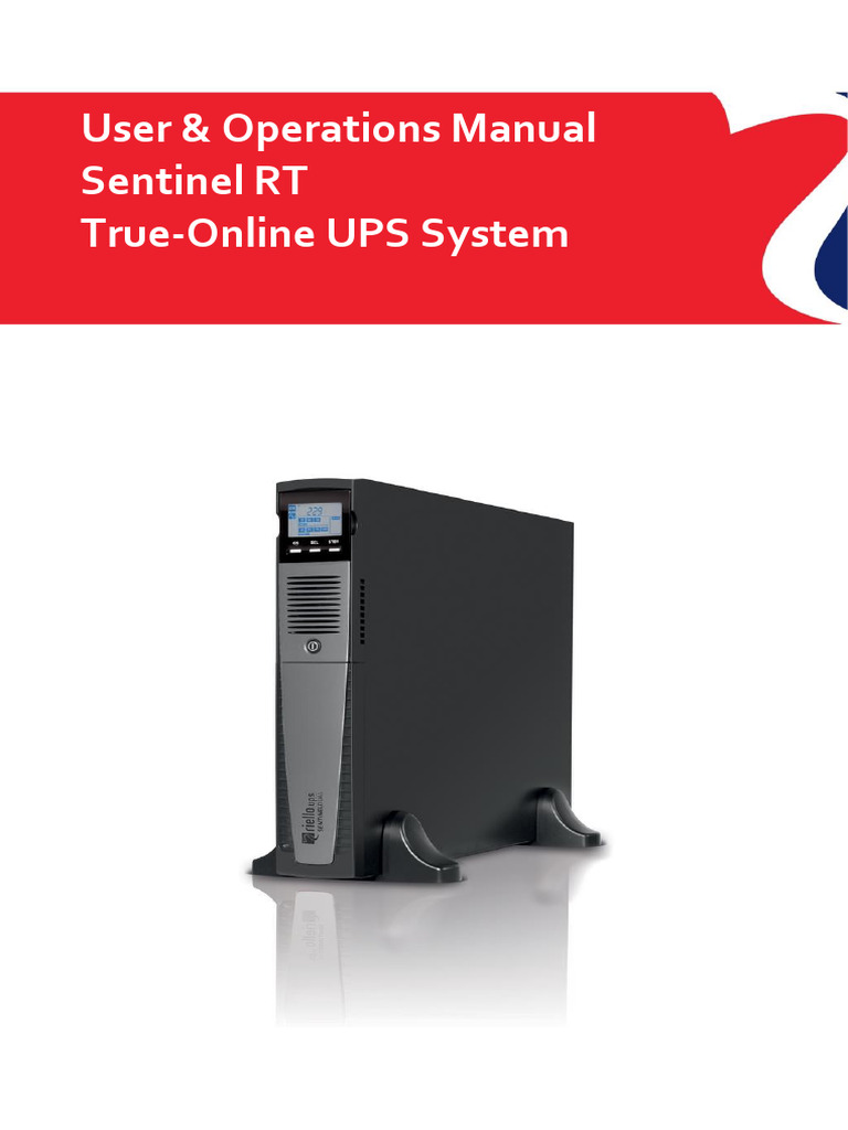 Sentinel RT UPS User Manual | PDF | Mains Electricity | Electrical ...