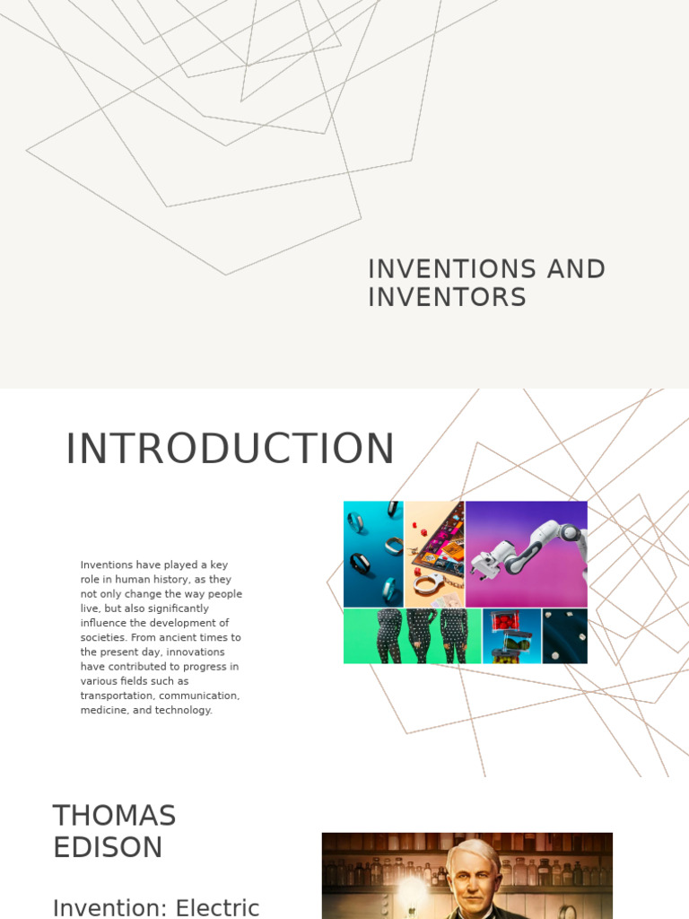 Key Inventions and Their Inventors | PDF