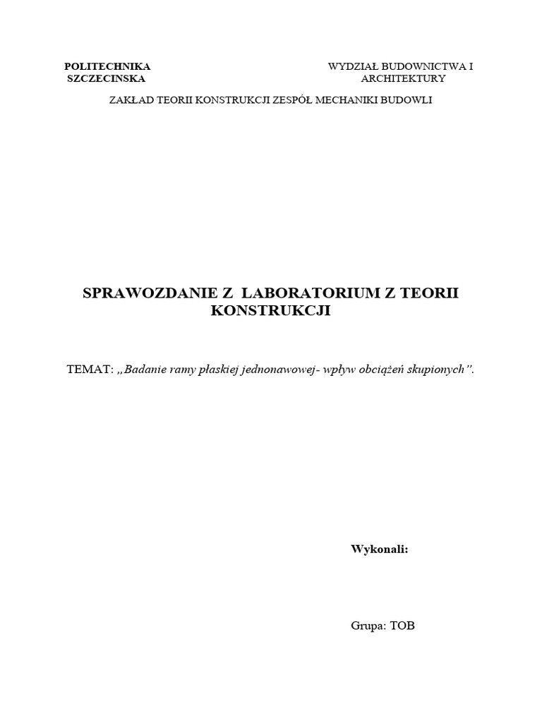 Theory of Structures | PDF