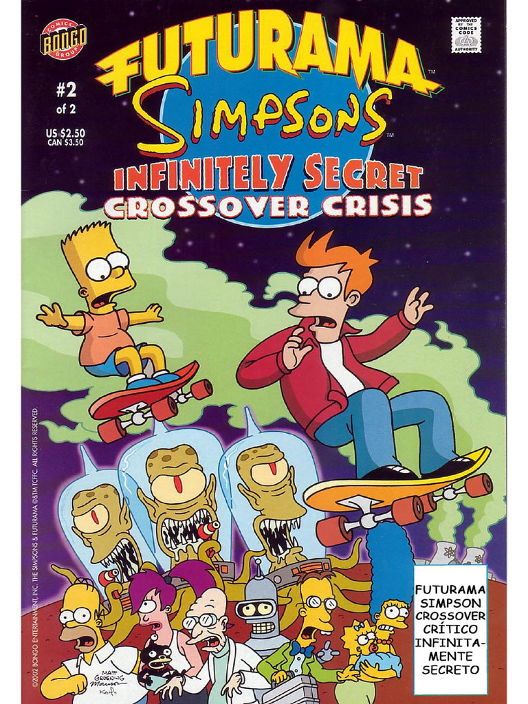Futurama-Simpsons Infinitely Secret Crossover Crisis 02 | PDF