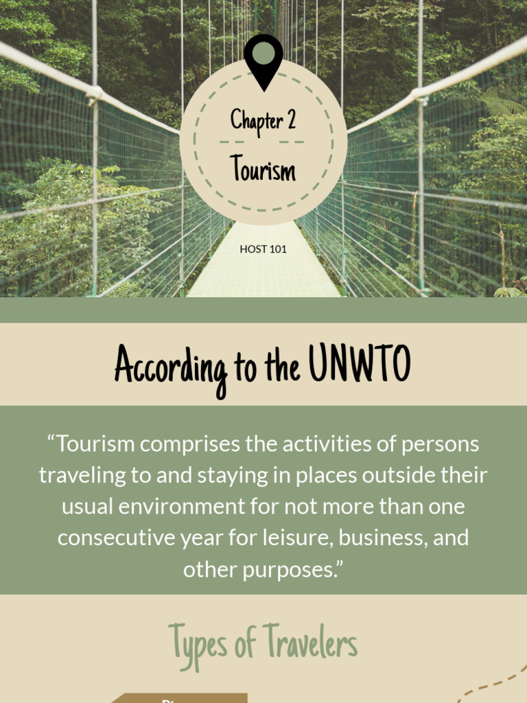 HOST 101 - Chapter 2 Tourism | PDF | Tourism | Travel Agency