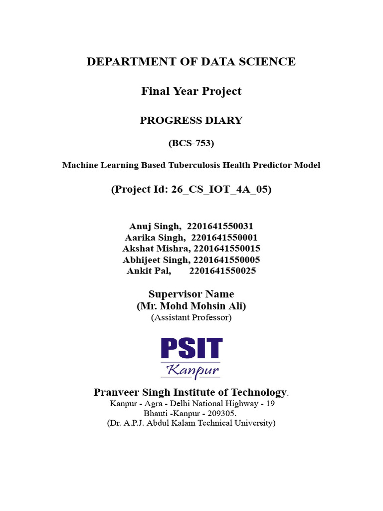 7th Sem First Page | PDF