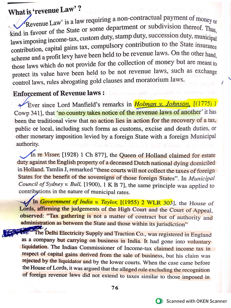 Revenue Laws | PDF
