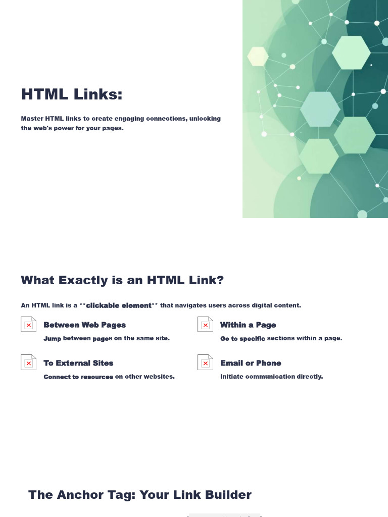 HTML-Links (1) (1) | PDF | Hyperlink | Html Element